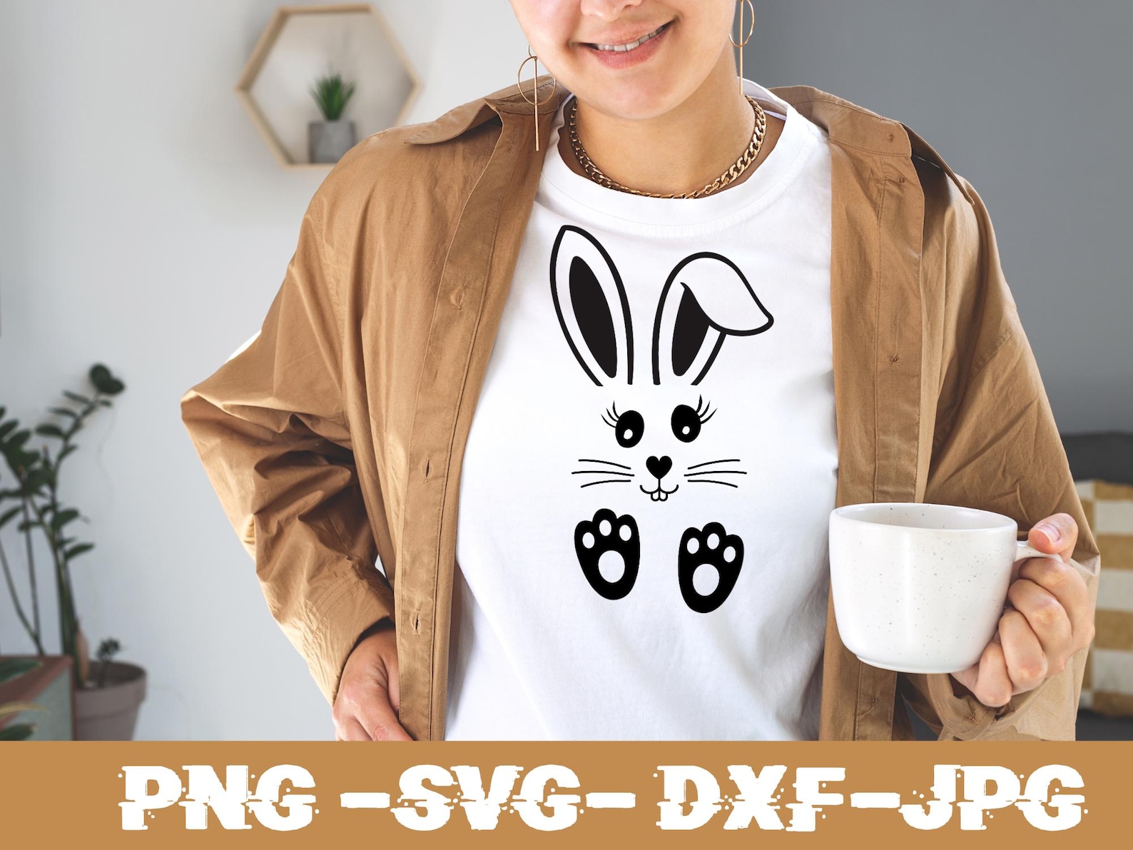 Cute Rabbit Svg, Kawaii Rabbit Png, Retro Rabbit Png, Rabbit Clipart ...