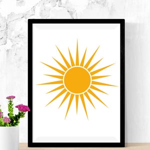 Sun SVG, Sunrise SVG, Sun Clipart, Half Sun Svg, Summer Sun Svg, Sun ...