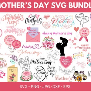 Mother's Day Svg Bundle, Mom Png Bundle, Mom Life Png, Mothers Day Gift ...
