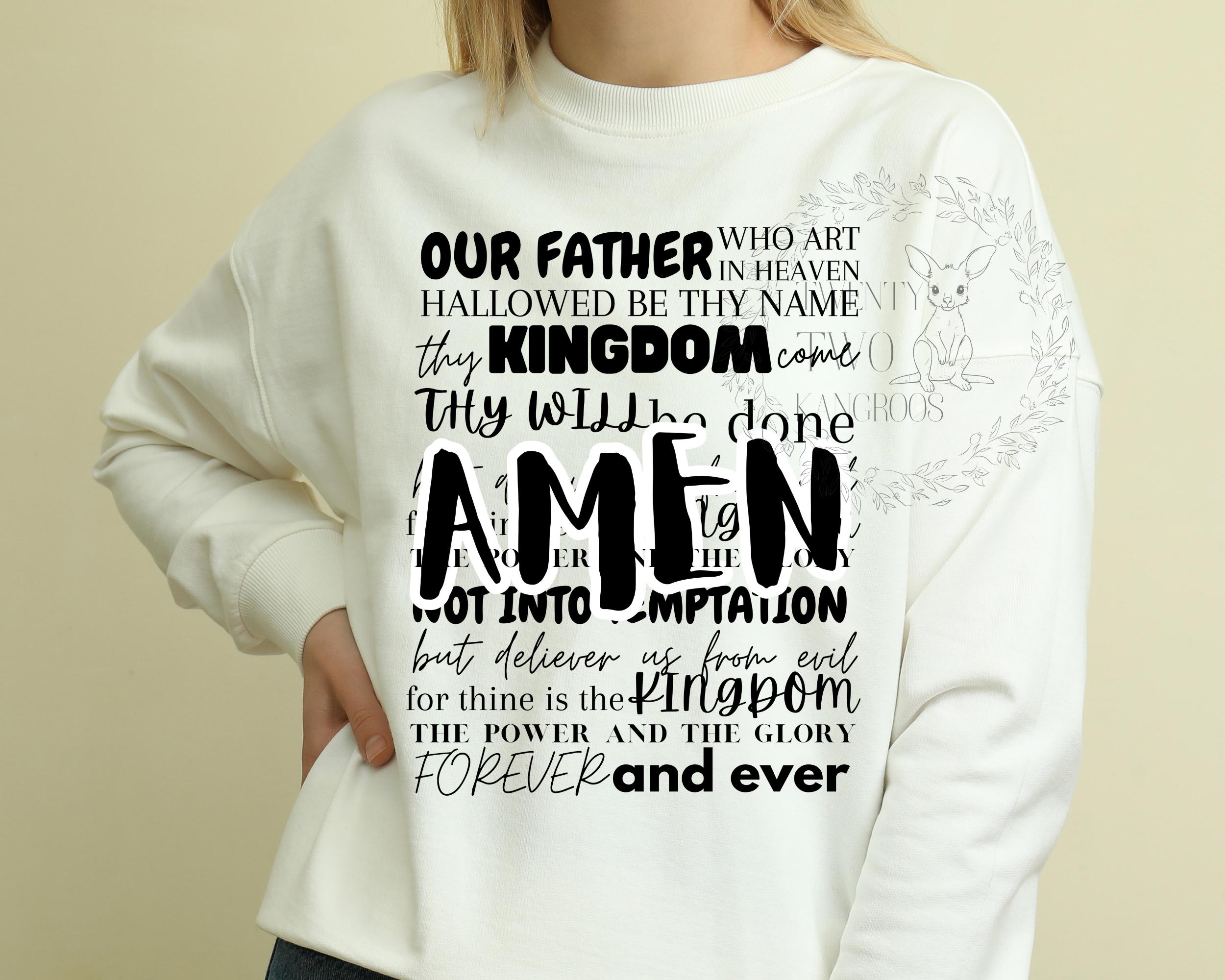 The Lord's Prayer Png, Southern Jesus Png, Religious Png, Bible Verse ...