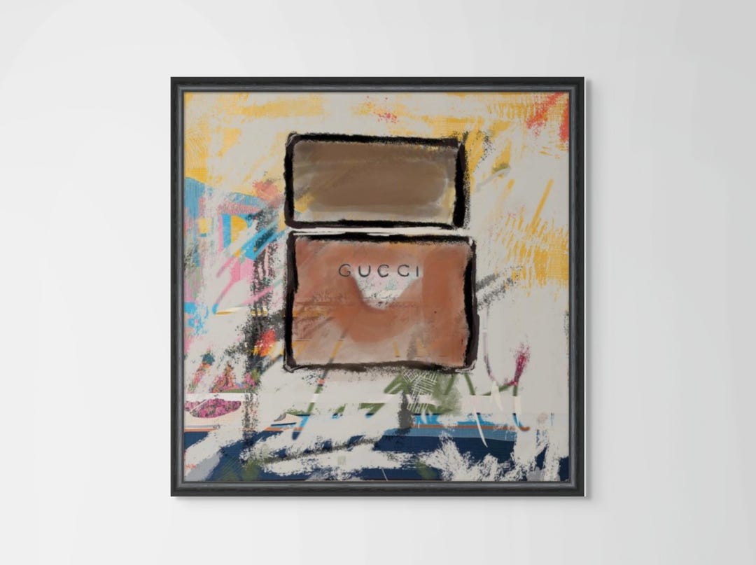 Gucci Pour Homme | Abstract Modern Wall Art | Fashion Illustration ...
