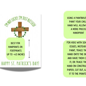 Preschool Bible Craft, St. Patrick’s Dayhandprint, Christian Craft ...