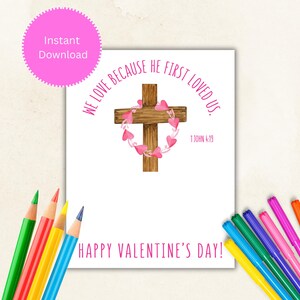 Preschool Bible Craft, Valentine’s Handprint, Christian Craft, Sunday ...