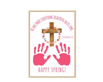 Preschool Bible Craft, Valentine’s Handprint, Christian Homeschool ...