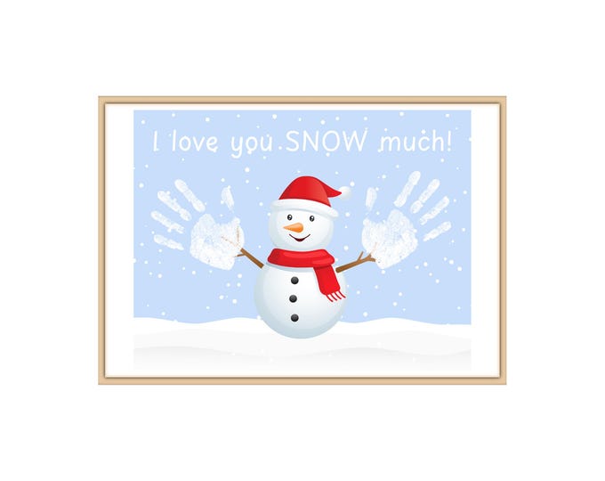 Preschool Winter Handprint Craft - Printable Preschool Activity - Baby ...