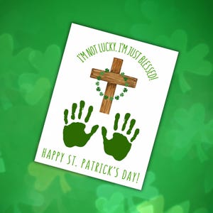 Preschool Bible Craft, St. Patrick’s Dayhandprint, Christian Craft ...