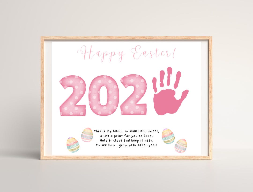 Preschool Easter Craft, Easter Handprint Art, Handprint Craft, Kids ...