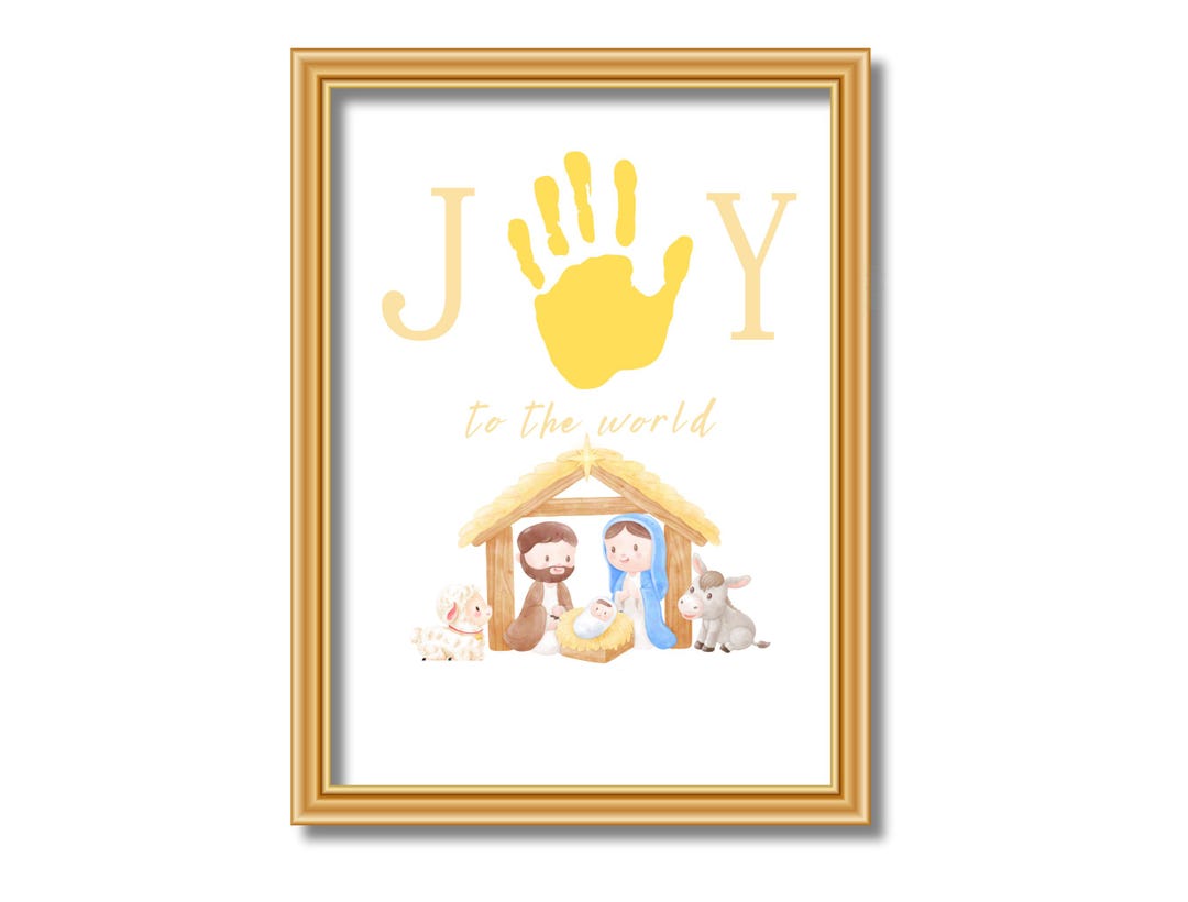 Christmas Nativity Handprint Art, Christmas Nativity Craft, Christmas ...