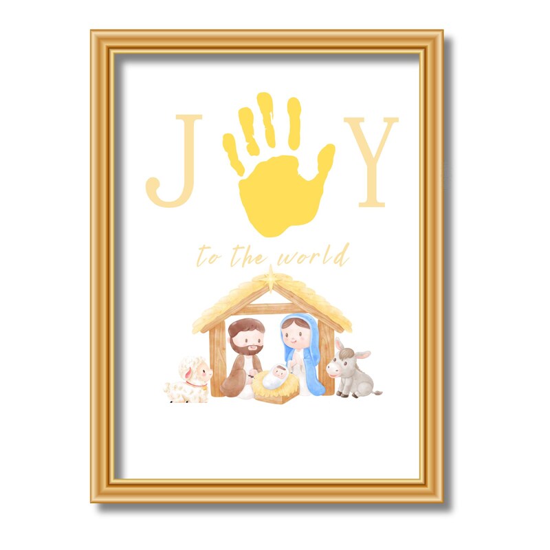 Nativity Handprint - Etsy