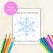 Snowflake Handprint Winter Blessing Craft, Sunday School Art (digital ...