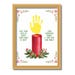 Christmas Candle Handprint Art, Christmas Poem Keepsake Craft (PDF ...