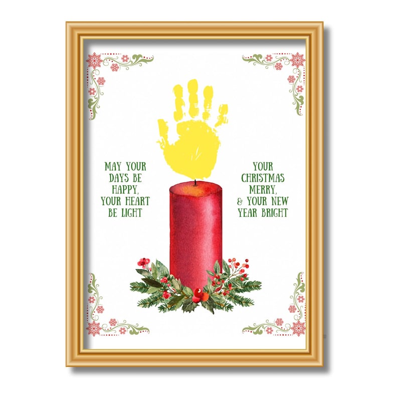 Christmas Handprint - Etsy