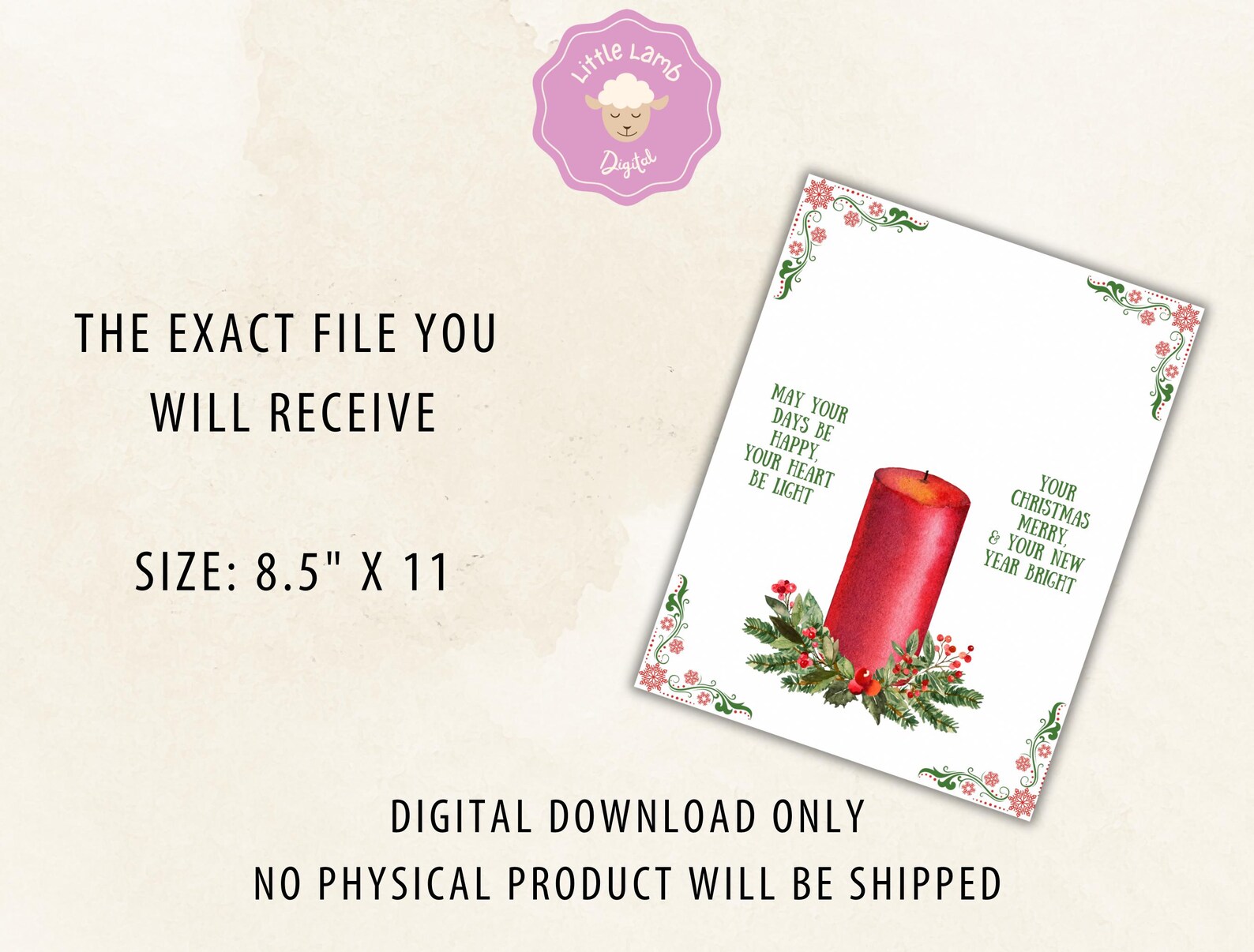 Christmas Handprint Art, Christmas Candle Craft, Christmas Keepsake ...