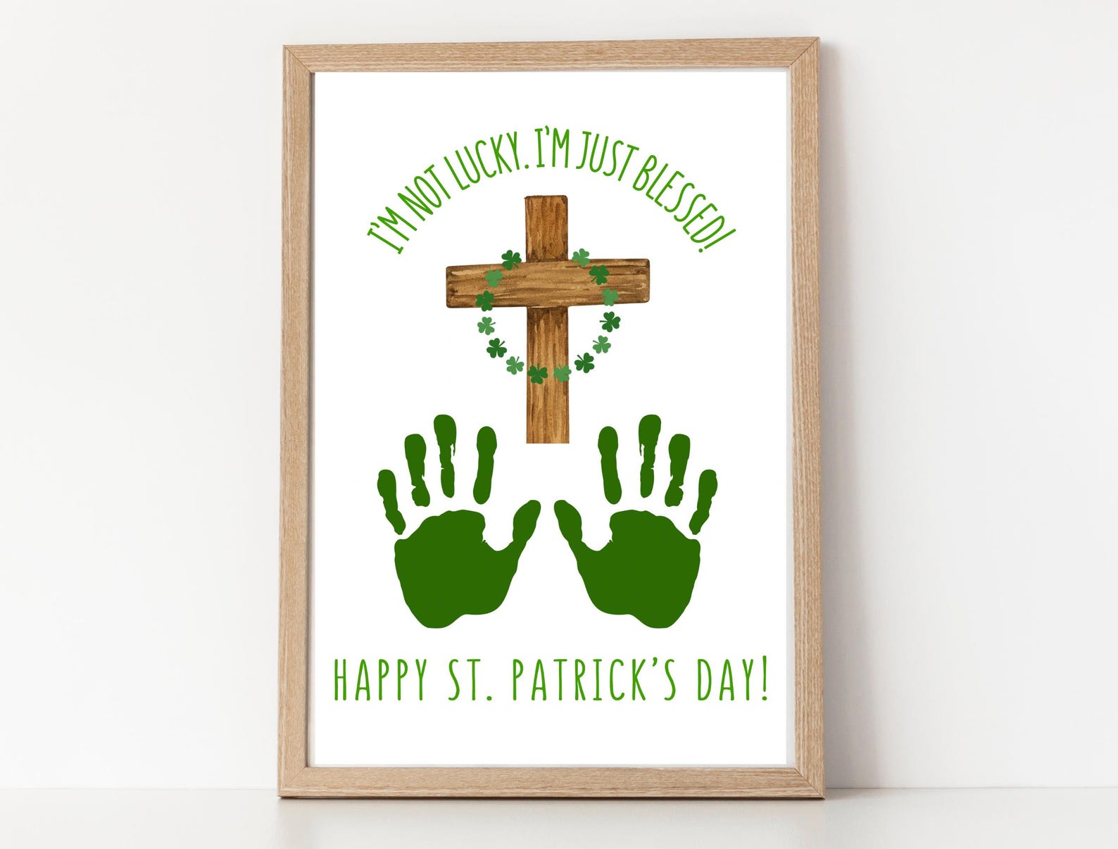 Preschool Bible Craft, St. Patrick’s Dayhandprint, Christian Craft ...