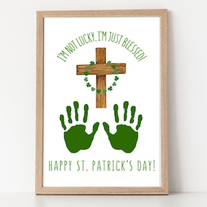 Preschool Bible Craft, St. Patrick’s Dayhandprint, Christian Craft ...