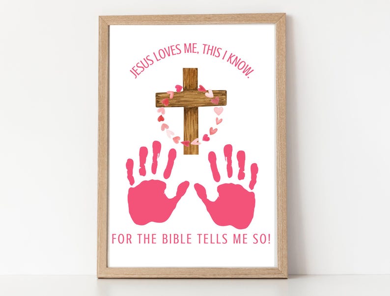 Preschool Bible Craft, Handprint Craft, Sunday School, Preschool Kids ...