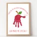 Apple Handprint Poem Art: Fall Keepsake Craft (instant Download PDF) - Etsy