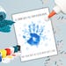 Snowflake Handprint Winter Blessing Craft, Sunday School Art (digital ...