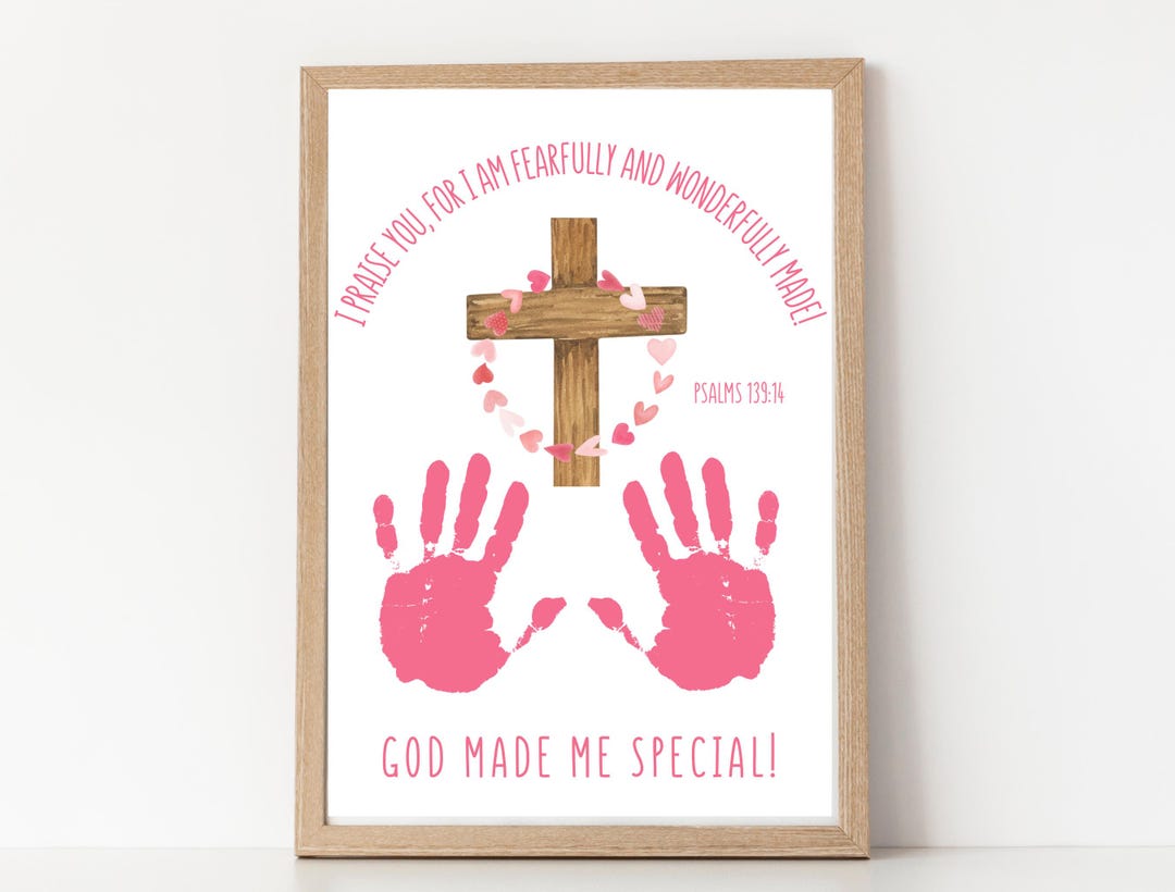 Preschool Bible Craft, Handprint Art, Christian Craft, Sunday School ...