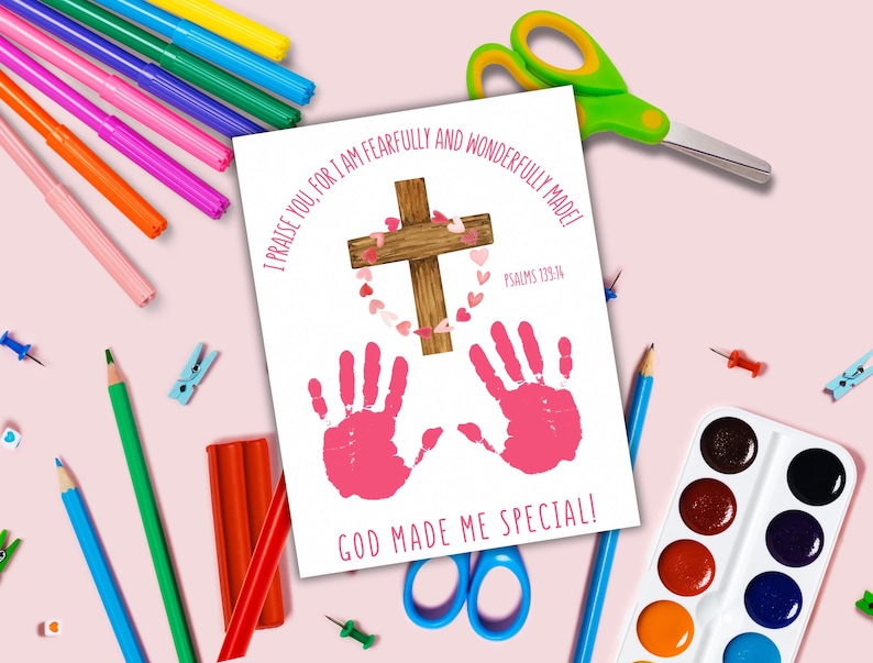 Preschool Bible Craft, Handprint Art, Christian Craft, Sunday School ...