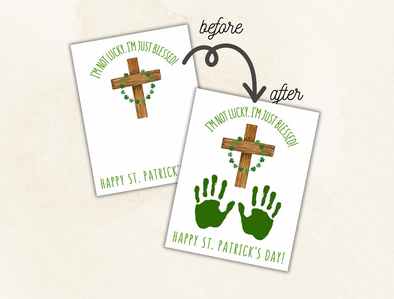 Preschool Bible Craft, St. Patrick’s Dayhandprint, Christian Craft ...