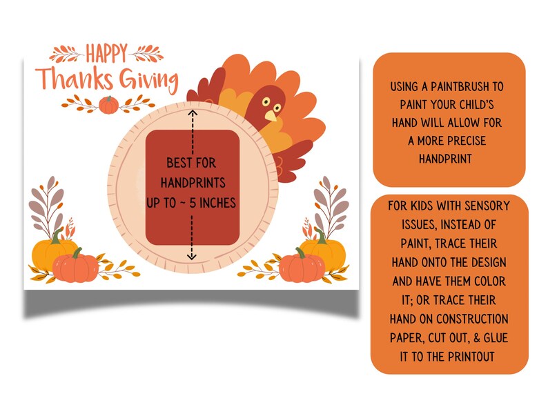 Thanksgiving Handprint Craft, Turkey Handprint Art, Turkey Craft for ...