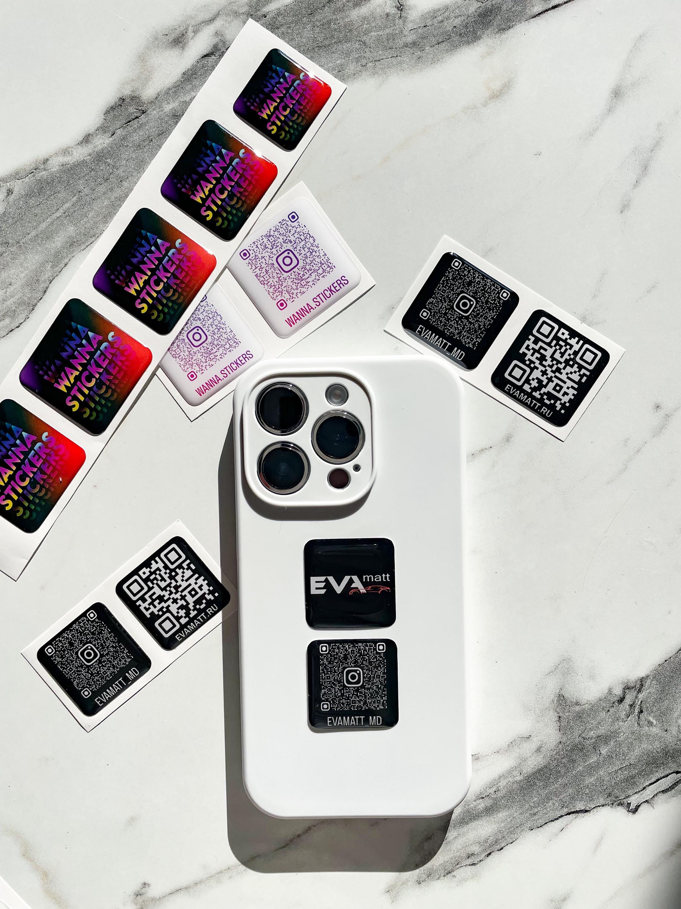 Personalized 3D Stickers, QR Code Stickers, 3D Effect Stickers, 3D ...