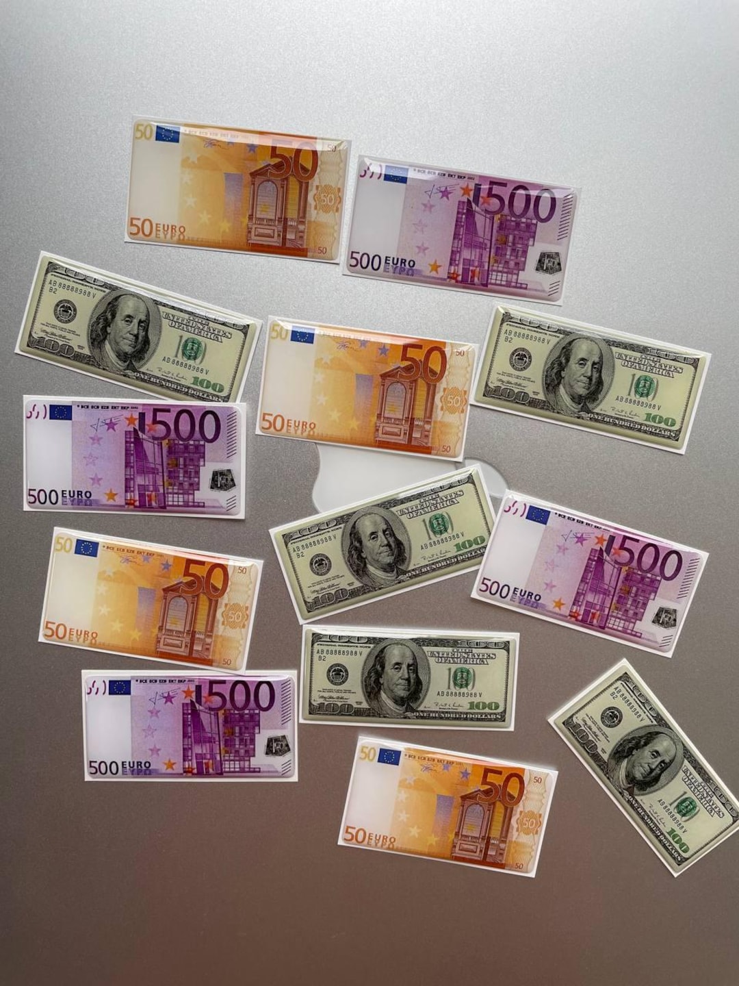 3D Money Stickers – Dollar & Euro, Financial Planner Decals - Etsy