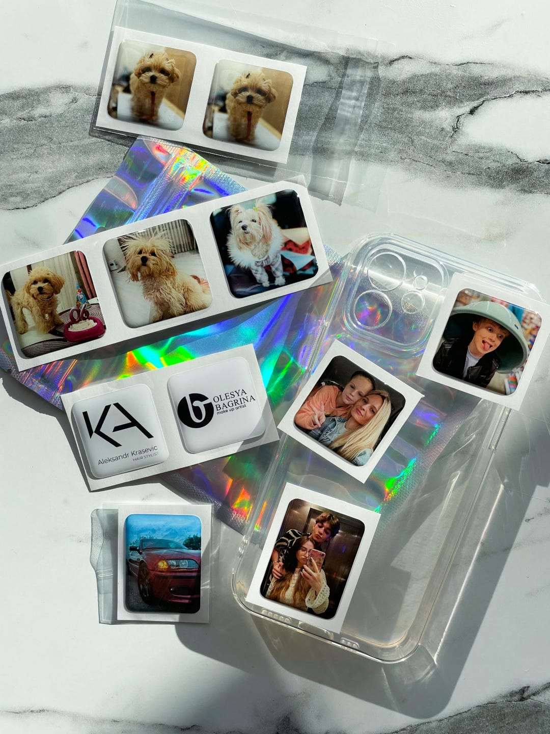 Personalized 3D Stickers, Family Photo Stickers, Custom Photo Stickers ...