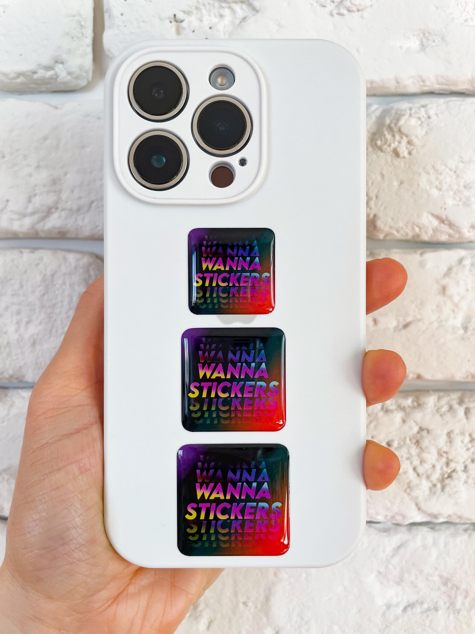 Personalized 3D Stickers, QR Code Stickers, 3D Effect Stickers, 3D ...