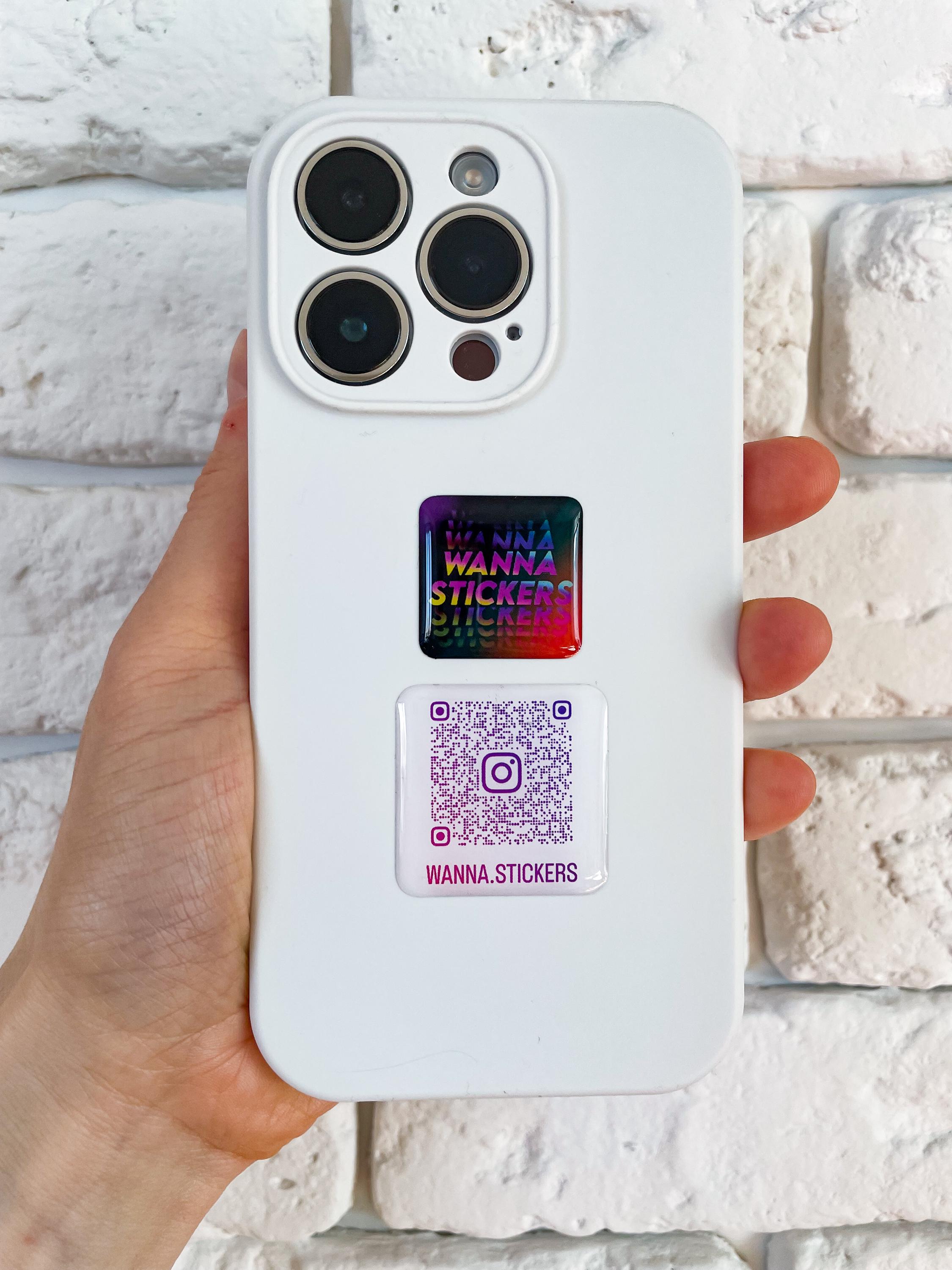 Personalized 3D Stickers, QR Code Stickers, 3D Effect Stickers, 3D ...