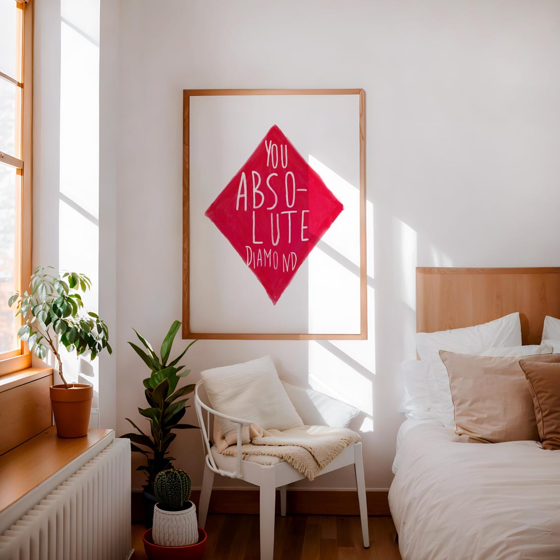 You Absolute Diamond Print | Playing Card Print | Trendy Wall Art ...
