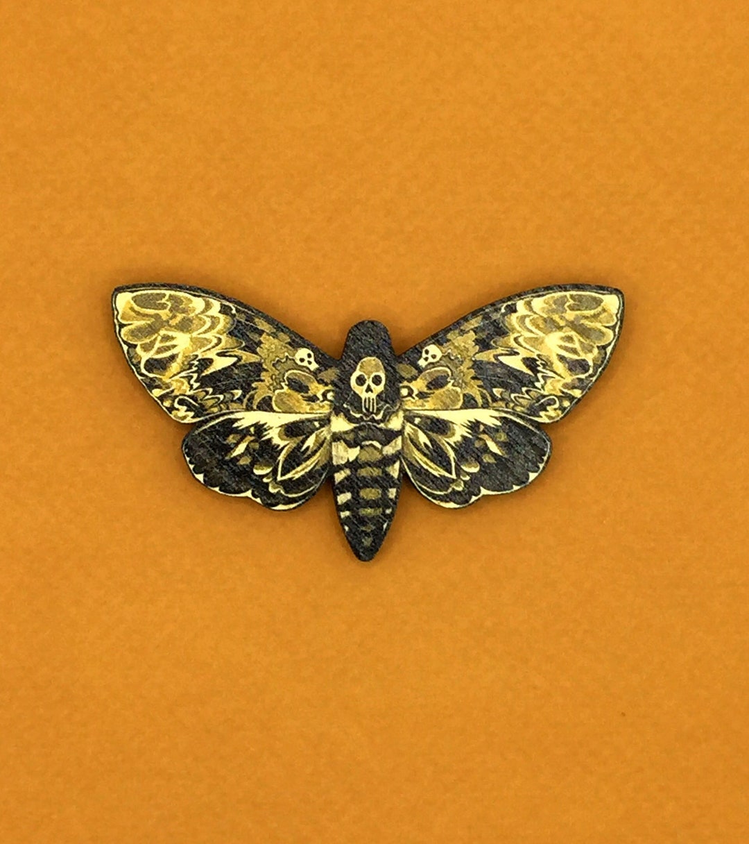 Death's Head-hawk Moth Brooch / Death's Head-hawk Moth Brooch Pin ...
