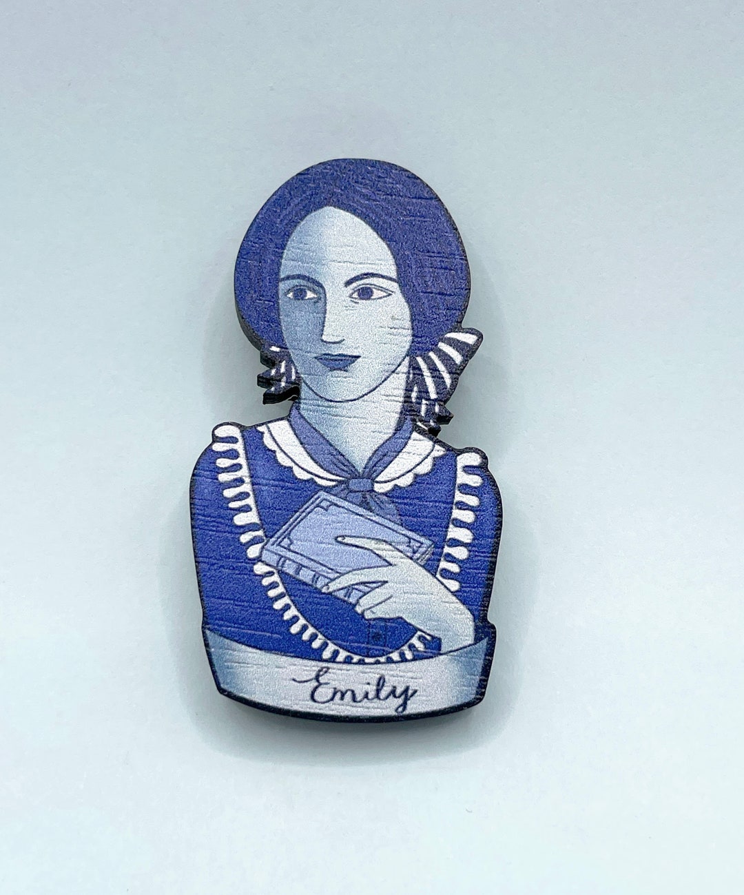 Emily Bronte Book Lovers Pin Brooch / Gift for Book Lovers - Etsy