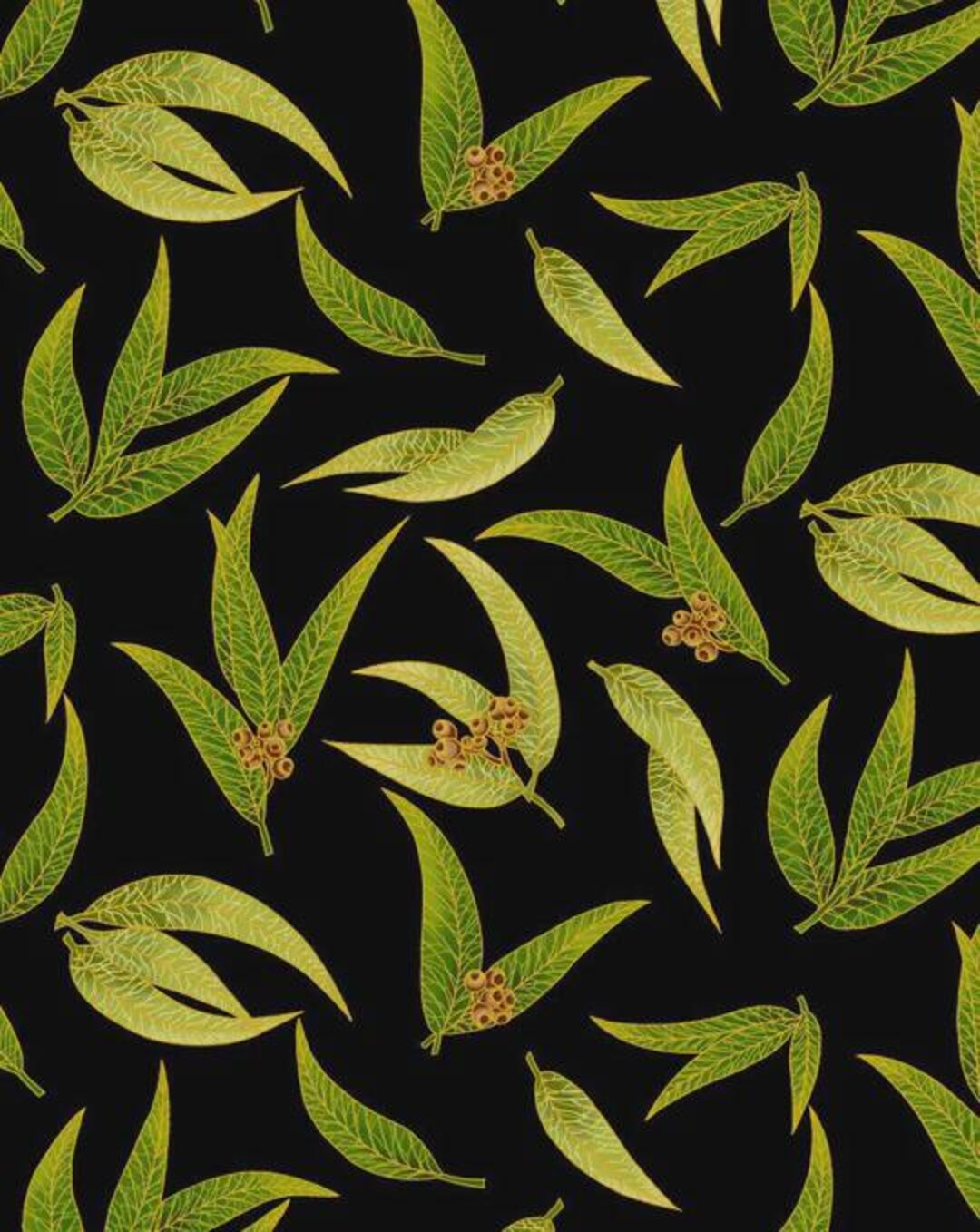 Premium Cotton Fabric – Metallic Outline | High-quality Quilting ...