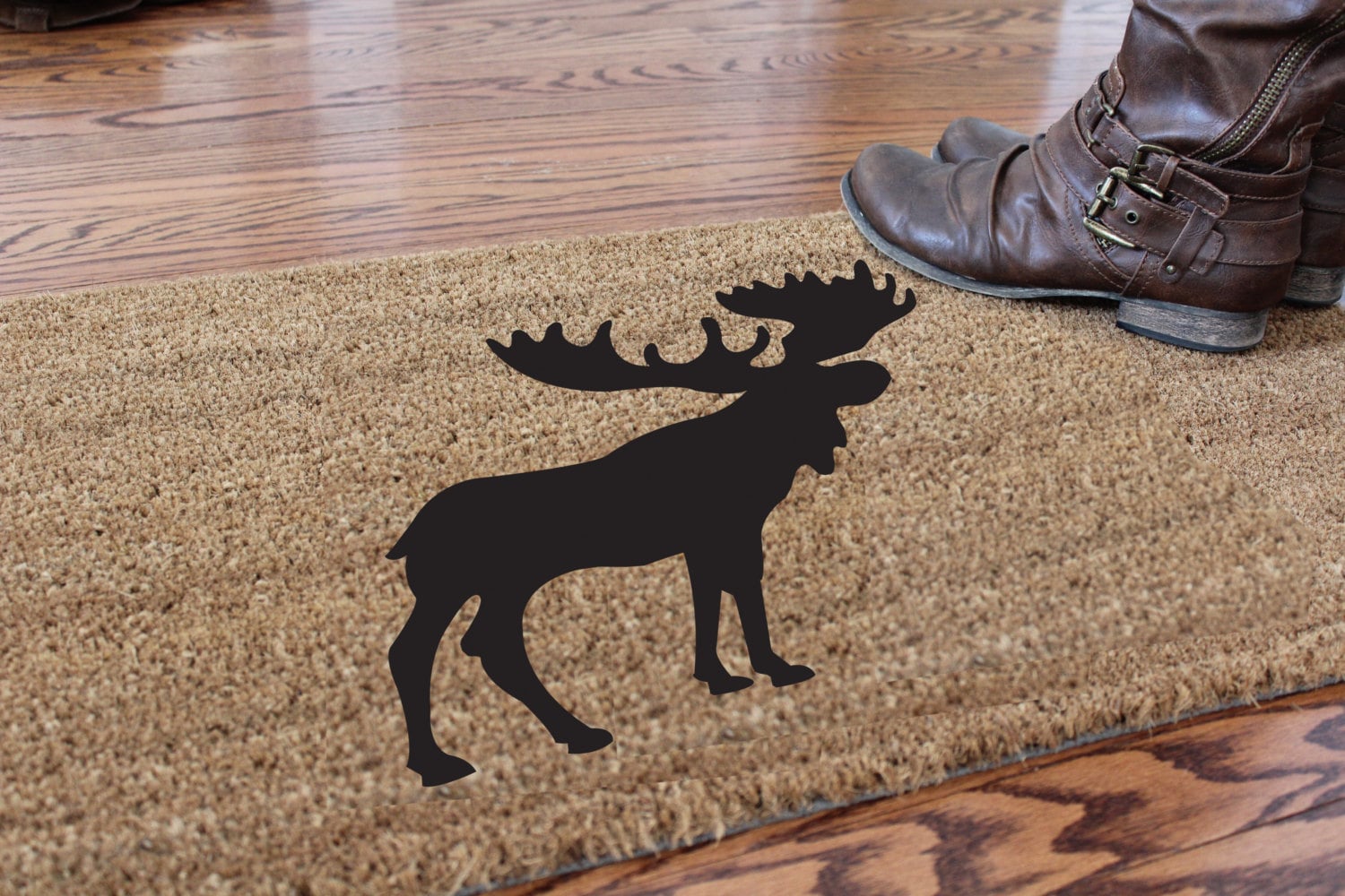 Moose Doormat - Etsy
