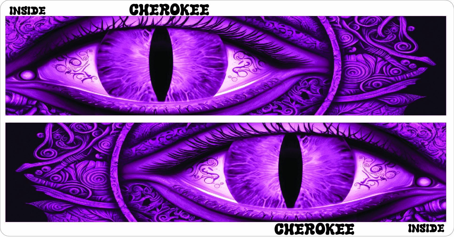Headlight Eye Decal for Cherokee - Etsy