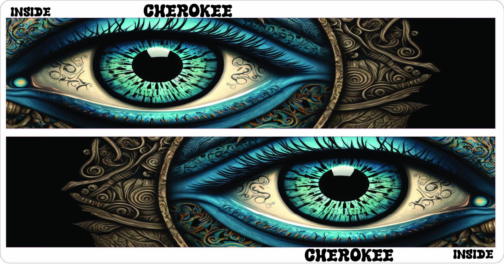 Headlight Eye Decal for Cherokee - Etsy