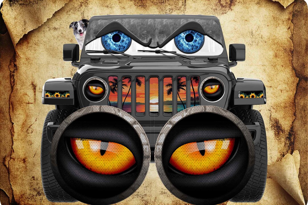 Headlight Eye Decal Dragon Eye - Etsy