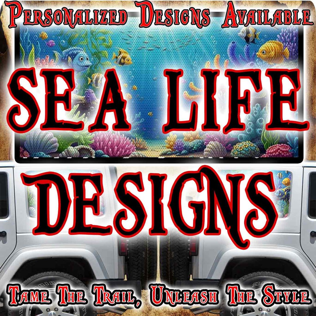 See Through Window Graphics Sea Life - Etsy