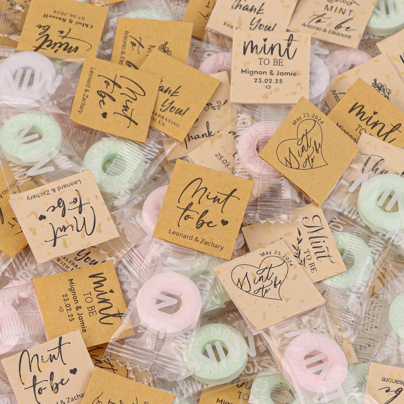 Personalized Wedding Mint Favor Gifts - 60+ Gift Ideas for 2025