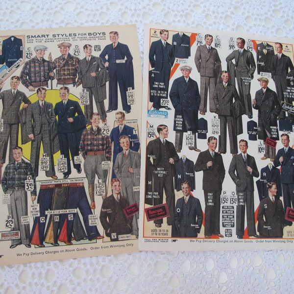 1930s Fashion Pages - Etsy