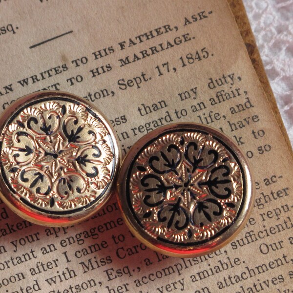 Victorian Cuff Links - Etsy