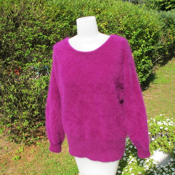 100% Angora Sweater - Etsy