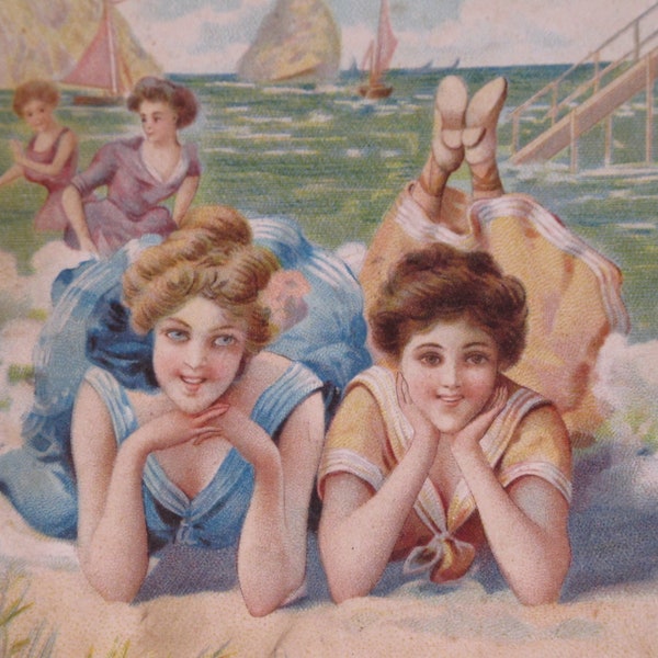 Seaside Postcard Etsy