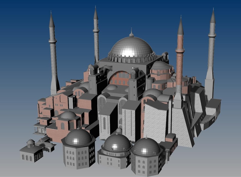 Hagia Sophia 3D Model and Experience History in 3 Dimensions: Add ...