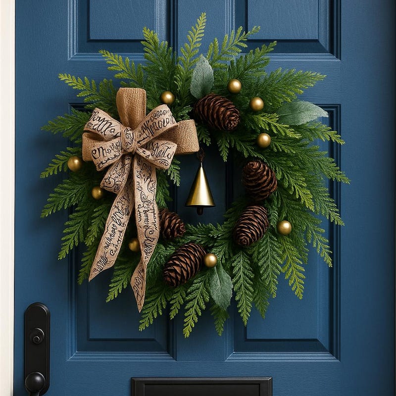 Christmas Decorations. Door Wreath - Etsy UK