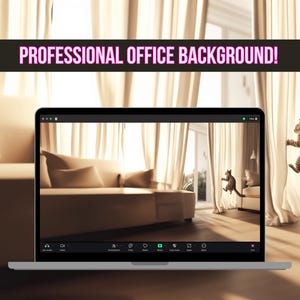 Funny Cat Zoom Background | Cute Home Office Backdrop | Microsoft Teams ...