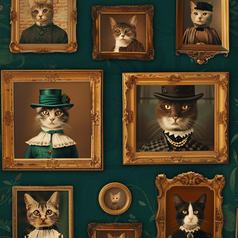 Teams Cat Background - Etsy