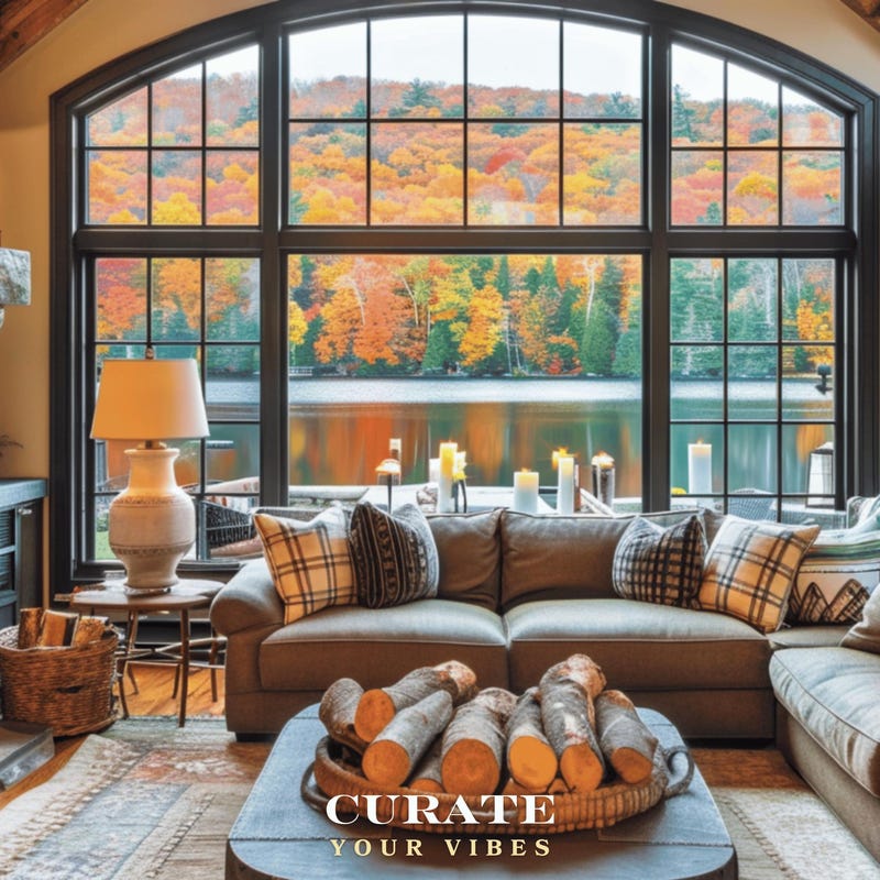 Cozy Fall Background for Teams - Etsy